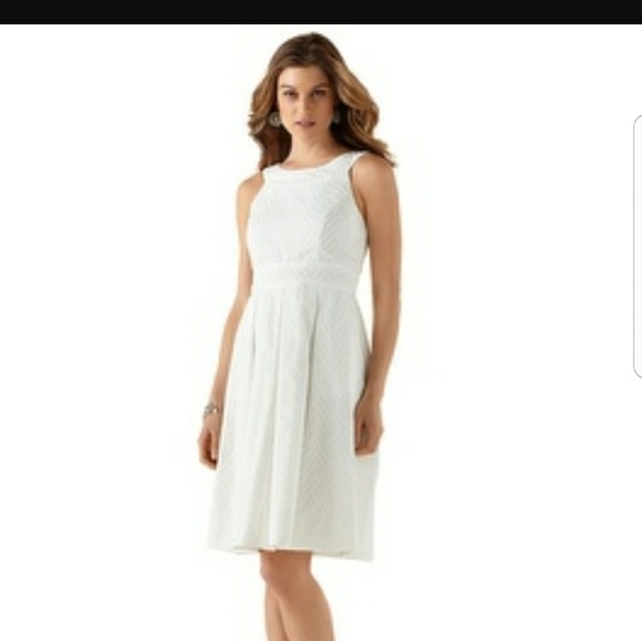 White House Black Market | Dresses | Whbm Off White Summer Dress | Poshmark